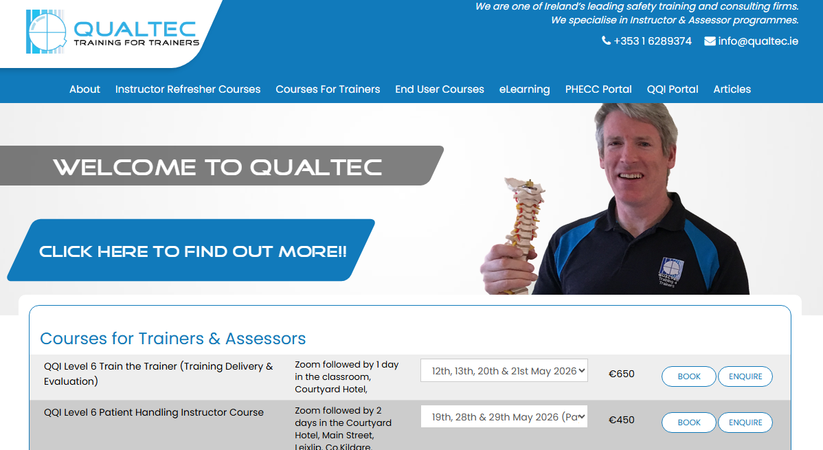 Become a Safety Trainer in Ireland - Qualtec